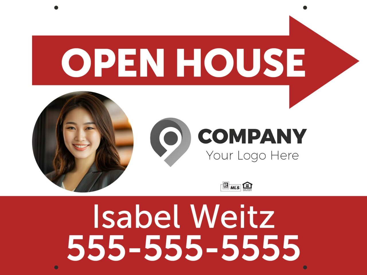 Horizontal Real Estate Signs